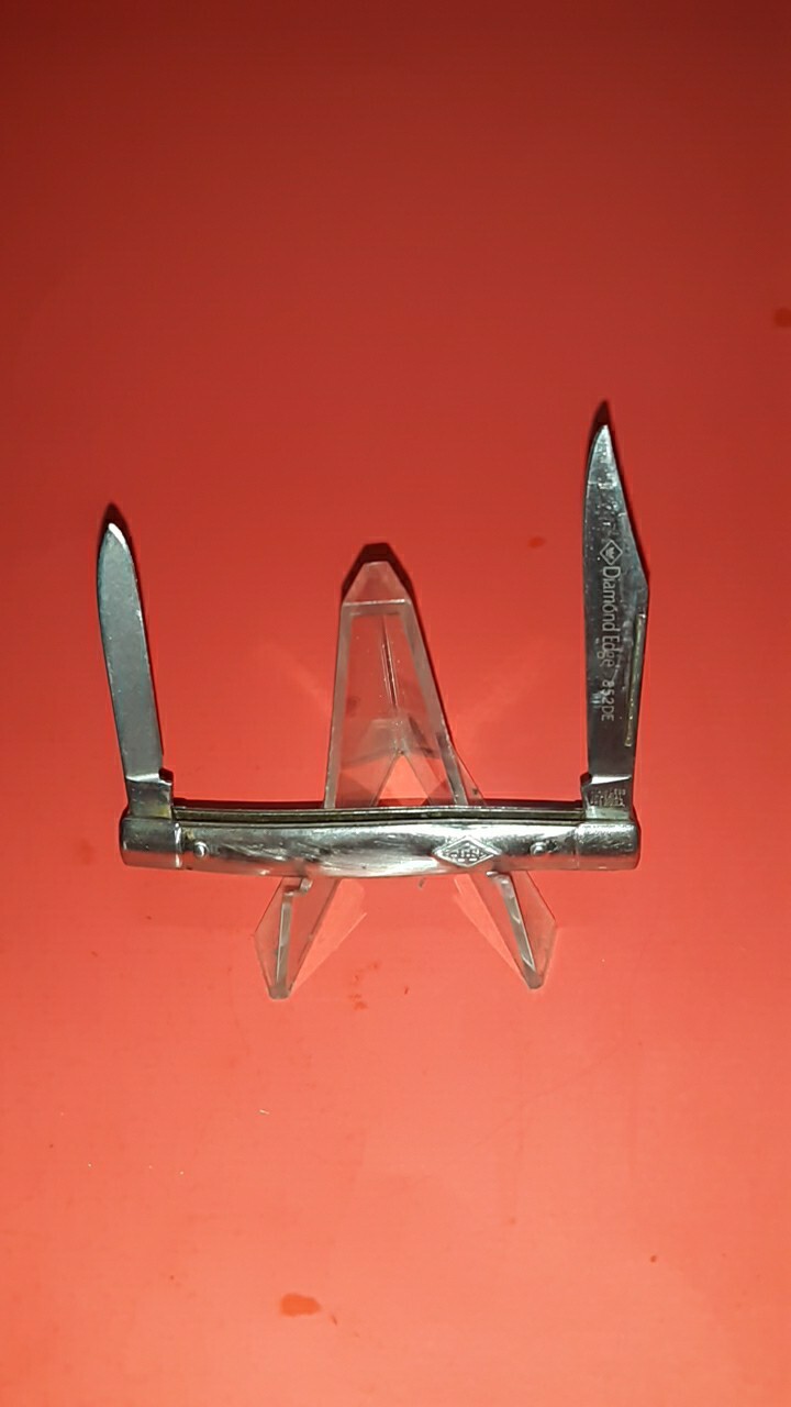 IMPERIAL PROV USA 852DE 2 BLADE DIAMOND EDGE STAINLESS PEN KNIFE | eBay