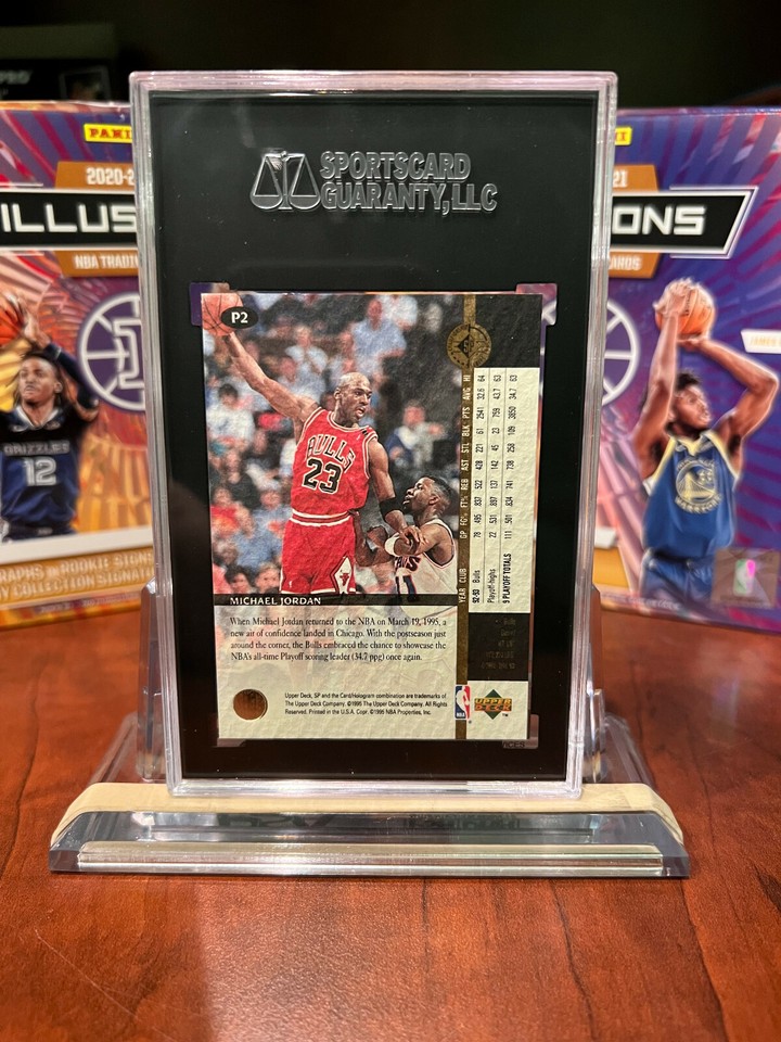 1994-95 UPPER DECK SP Michael Jordan SGC 10 GOLD LABEL PRISTINE - LOW ...