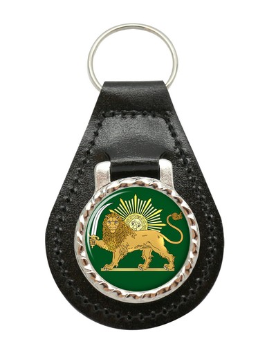 Iranian Lion and the Sun Leather Key Fob | eBay