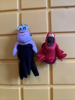 Disney The Little Mermaid Finger Puppets URSULA AND SEBASTIAN | eBay