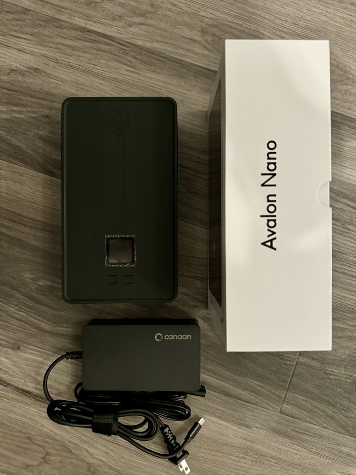 Canaan Avalon Nano 3 - BLOCKCHAIN SMART HOME Miner 4TH SHA-256 W/ PSU ...