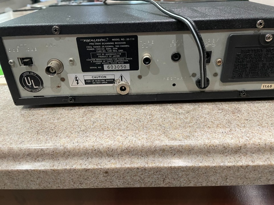 Realistic PRO-2004 Scanner Receiver | eBay