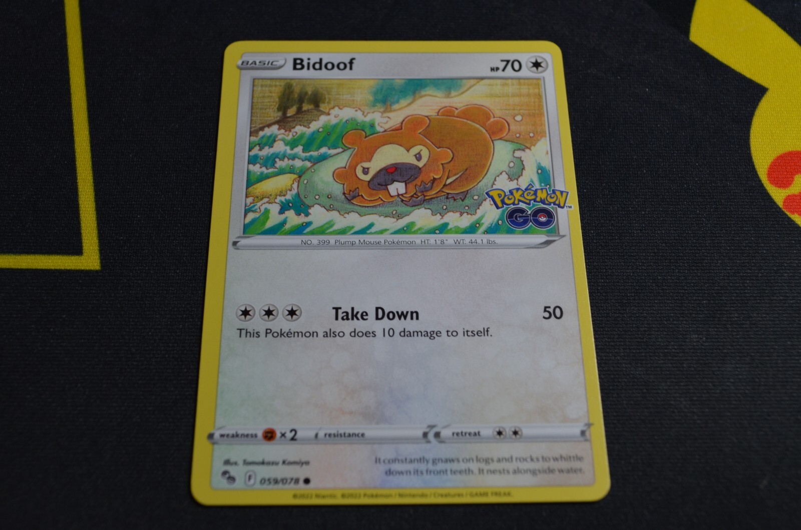 POKEMON BIDOOF POKEMON GO 059/078 NM/Mint PACK FRESH | eBay