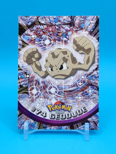 Pokemon Card - Geodude #74 - Topps Series 1 - Black Logo | eBay