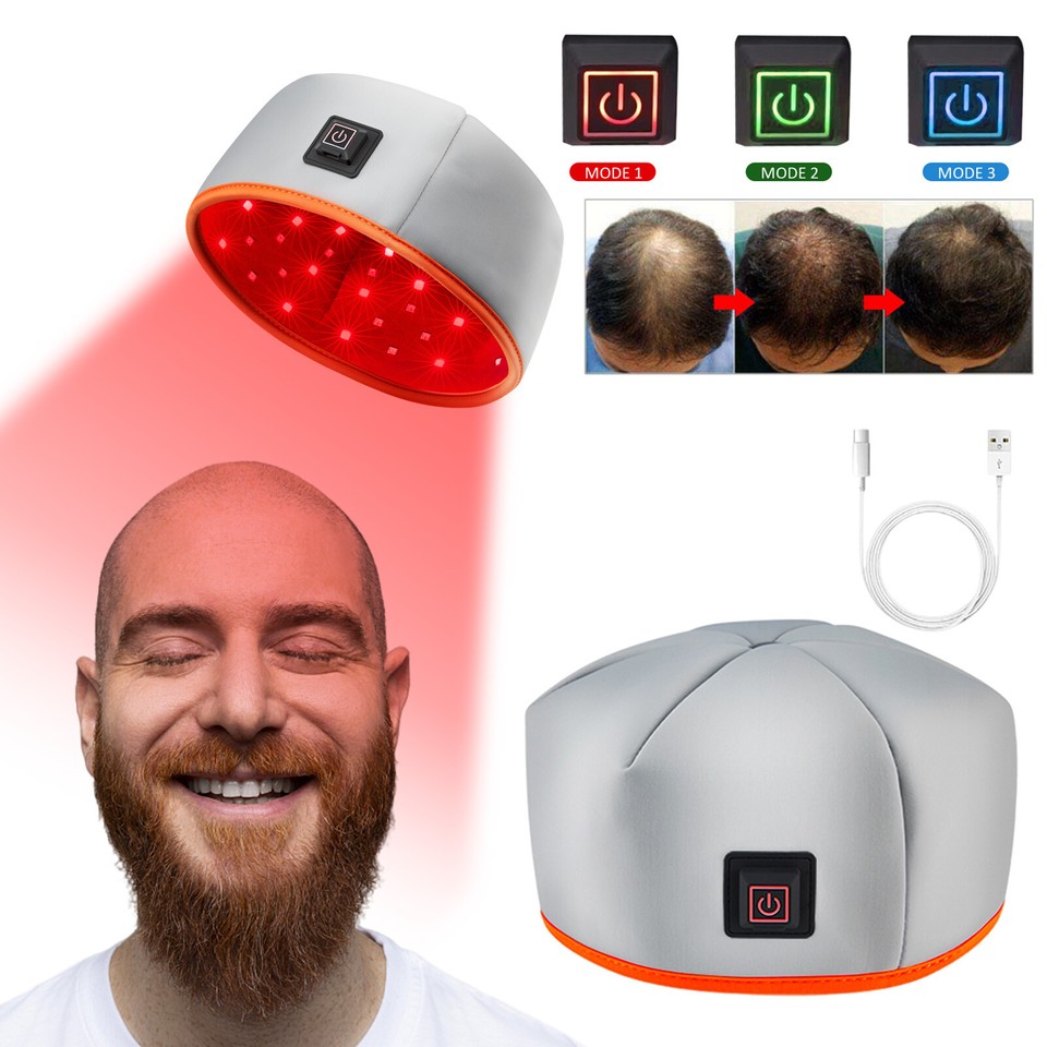 Infrared Red Light Therapy Cap 660nm&850nm Hair Regrowth Treatment For ...