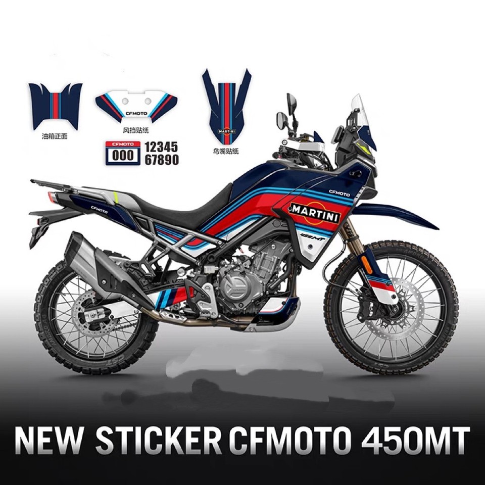 CFMOTO 450MT Fairing Decal Sticker Kit Graphics kit Fit 2024-2026 | eBay