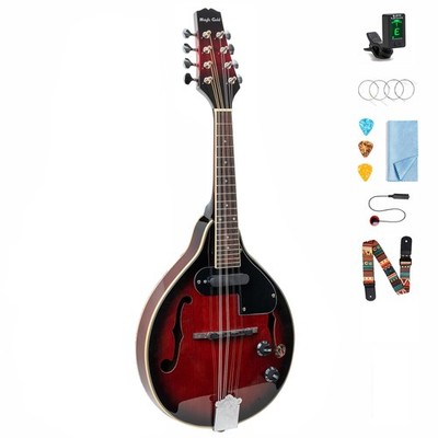 A Style Mandolin, 8 String Acoustic Mahogany Mandolin Musical ...