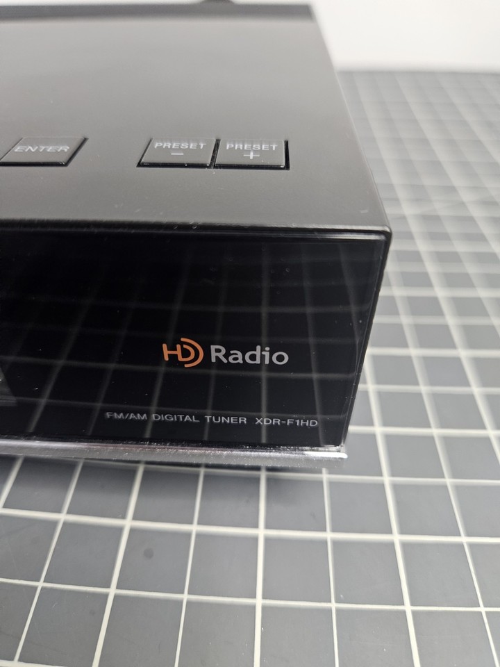 Sony XDR-F1HD FM/AM Digital Tuner HD Radio Tested & Working - No Remote ...