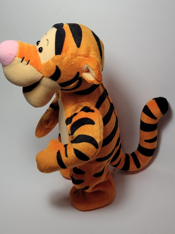 Vintage 1998 Disney 12” Bouncing Talking Jumping Tigger Mattel TESTED ...