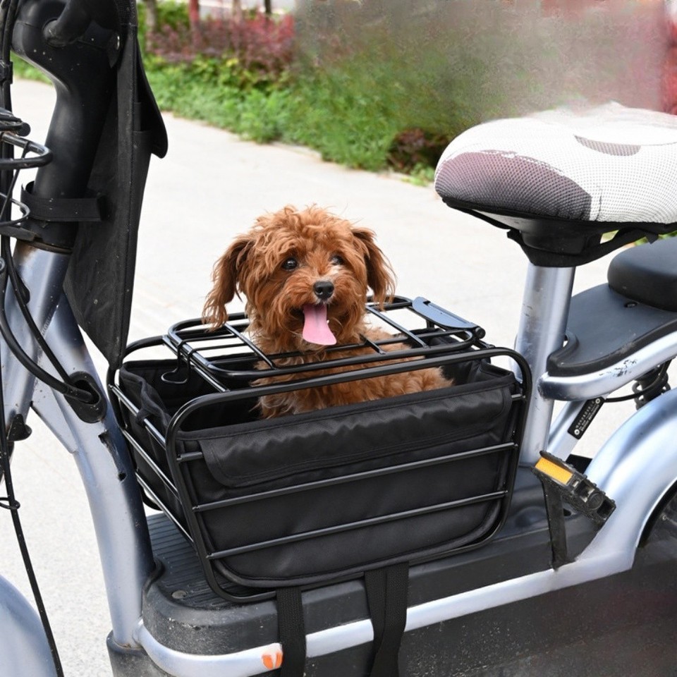 For Electric Bike Pet Bike Basket For Pet Transport Carbon Steel Construction | eBay Australia