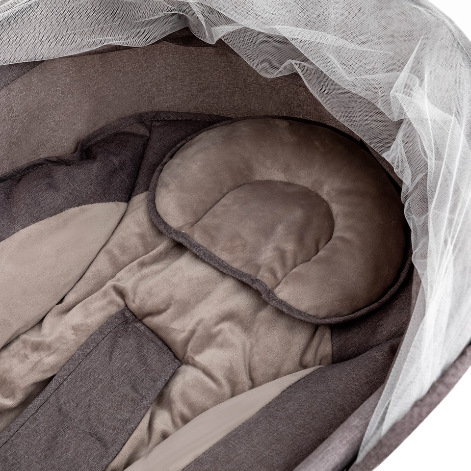 Electric Baby Rocking Bed Newborn Bassinet Automatic Crib Infant ...