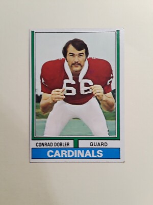 1974 Topps Conrad Dobler Rookie #233 football card Saint Louis ...