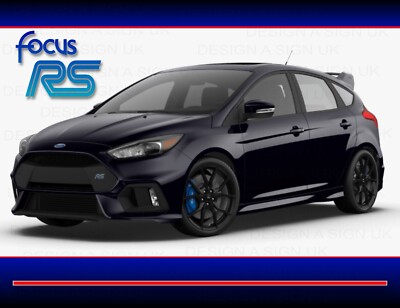 FORD FOCUS RS #M1315 SIGN 16" x 11.7" METAL LARGE SIGN CAR VEHICLE GIFT ...