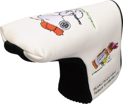 Snoopy Golf Blade Head Cover LITE Peanuts H-305 White L-shape Putter ...