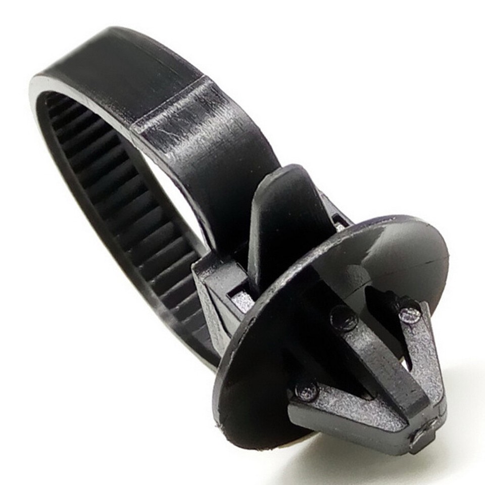 Nylon Car Cable Strap Push Mount Wire Tie Retainer Clip Clamp Kit. | eBay