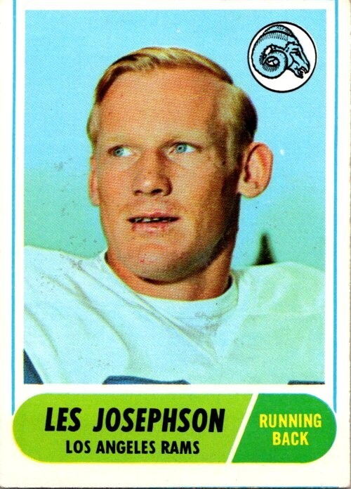 1968 TOPPS FOOTBALL #53 LES JOSEPHSON MID GRADE JA | eBay