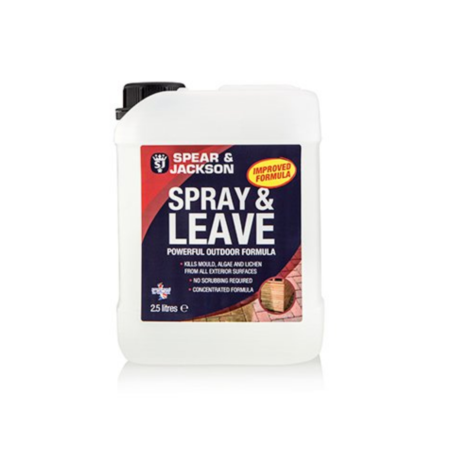 Spear & Jackson Spray and Leave Concentrated Mould Algae Moss Remover 2 ...