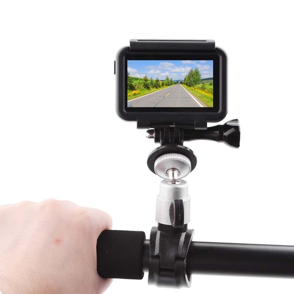 Action Camera Bike Bracket Fixed Holder Clamp Clip Accessory For OSM NEW | eBay UK