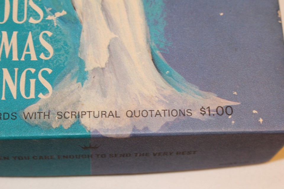 22 Vintage HALLMARK Christmas Cards & Envelopes in Box | eBay