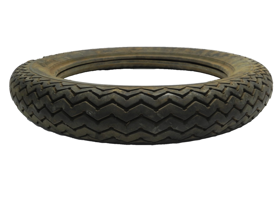 VINTAGE INDIAN BRAND MOTORCYCLE TIRE SIZE 4.00-18 4 PLY USED HAS WEAR ...