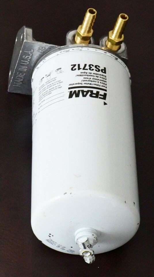WVO BIO Diesel 4 Port Mount/Base NO HD FRAM PS3712 Fuel Filter Water ...