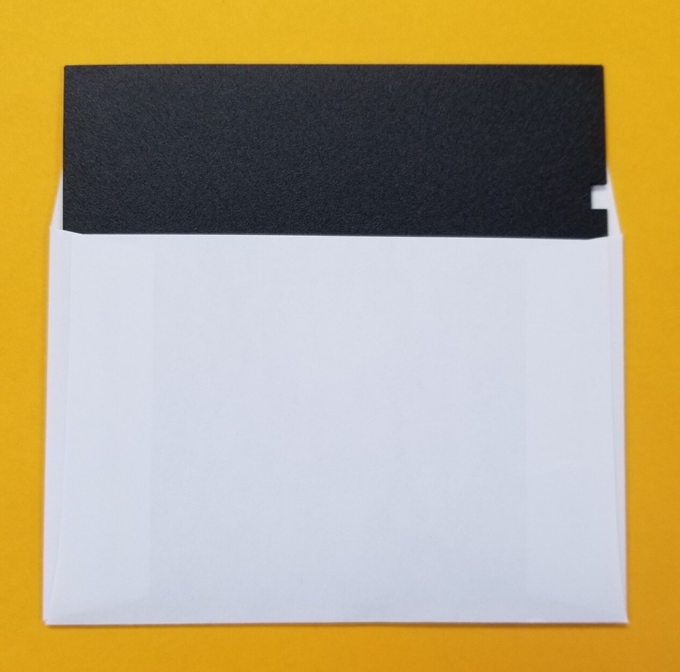 50 floppy disk sleeves for 5.25 diskettes. Plain white sleeves 5.5" by ...