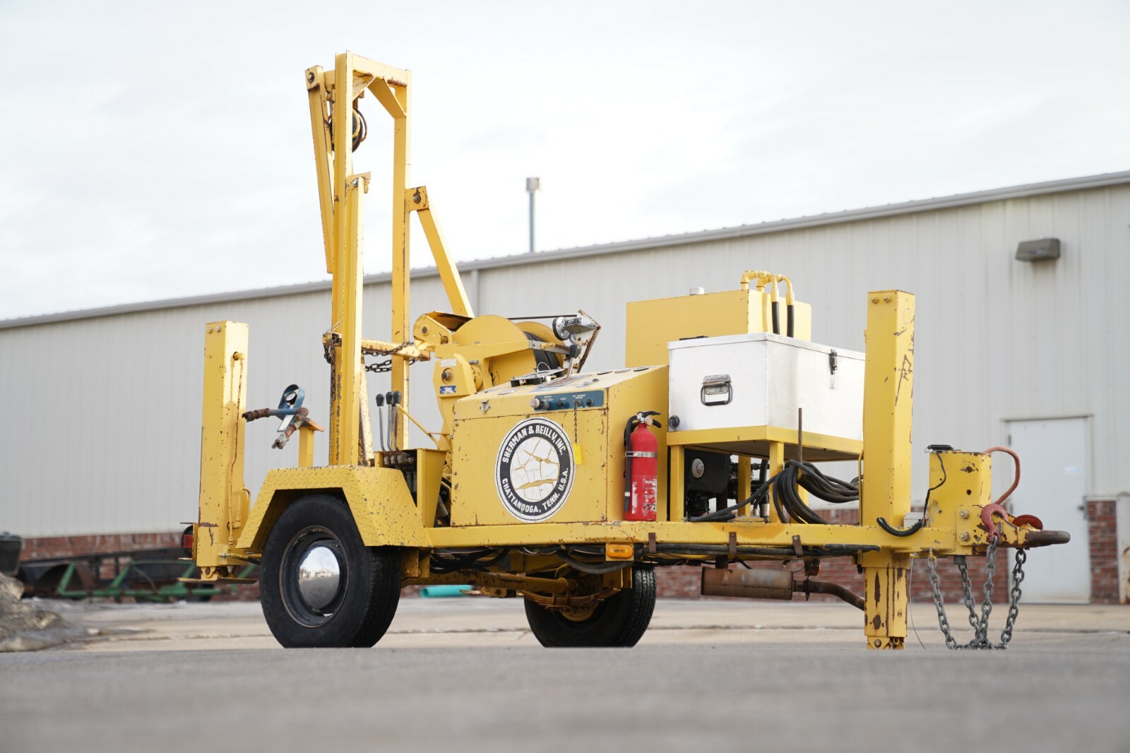 1998 SHERMAN REILLY UDH70T Cable Puller Trailer, Only 453 hrs, TSE ...