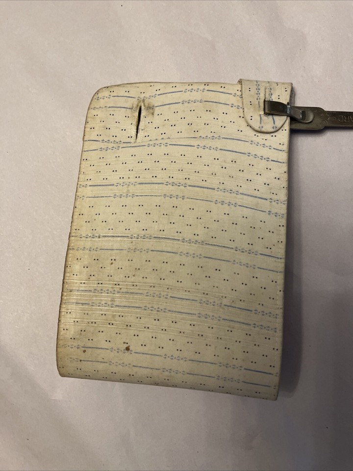 Wizard cuff clip holder w/ Paper Cuff card clip antique late 1800 early ...