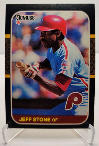 1987 DONRUSS #309 JEFF STONE Philadelphia Phillies baseball card | eBay