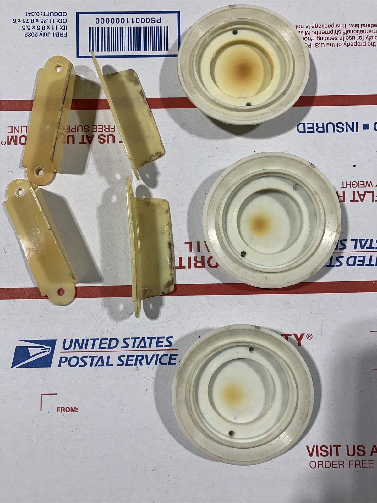 Williams Dealers Choice Pinball Machine Pop Bumper Cap/lane Guide Set ...