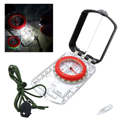 DC45-6E Adjustable Declination Compass for Maps for Hiking Climbing ...