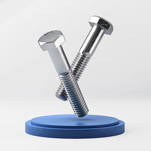 M6 M8 M10 M12 A2 Stainless Steel Hex Head Screws Metric Half Thread Hex ...