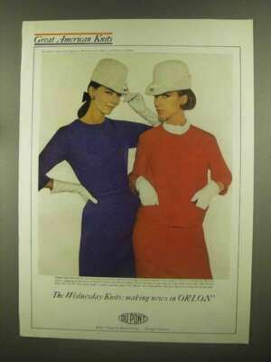 1965 Du Pont Orlon Fiber Ad - Forever Young Knits | eBay