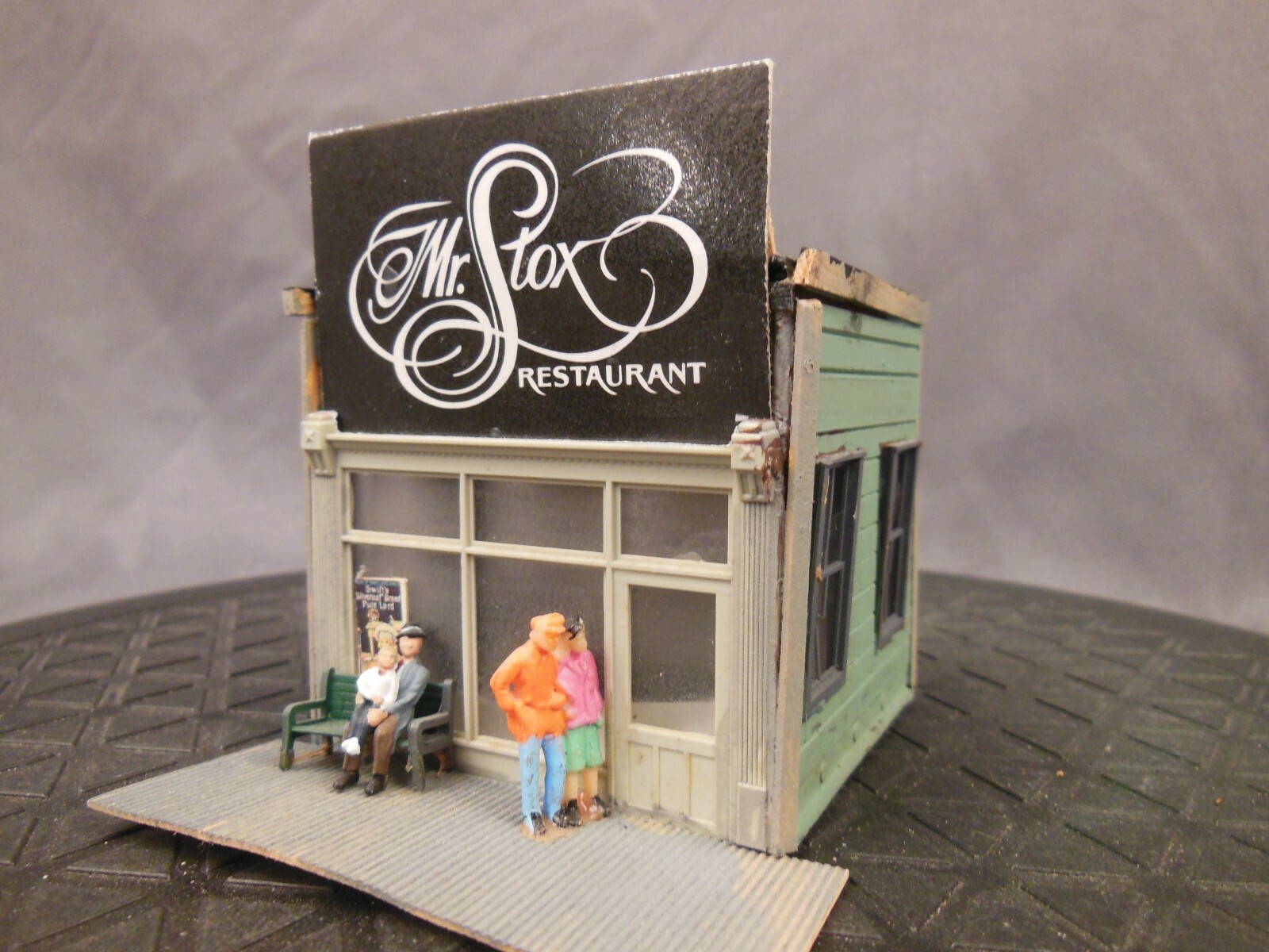 HO SCALE RESTAURANT LAYOUT STRUCTURE #522 | eBay