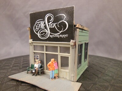 HO SCALE RESTAURANT LAYOUT STRUCTURE #522 | eBay