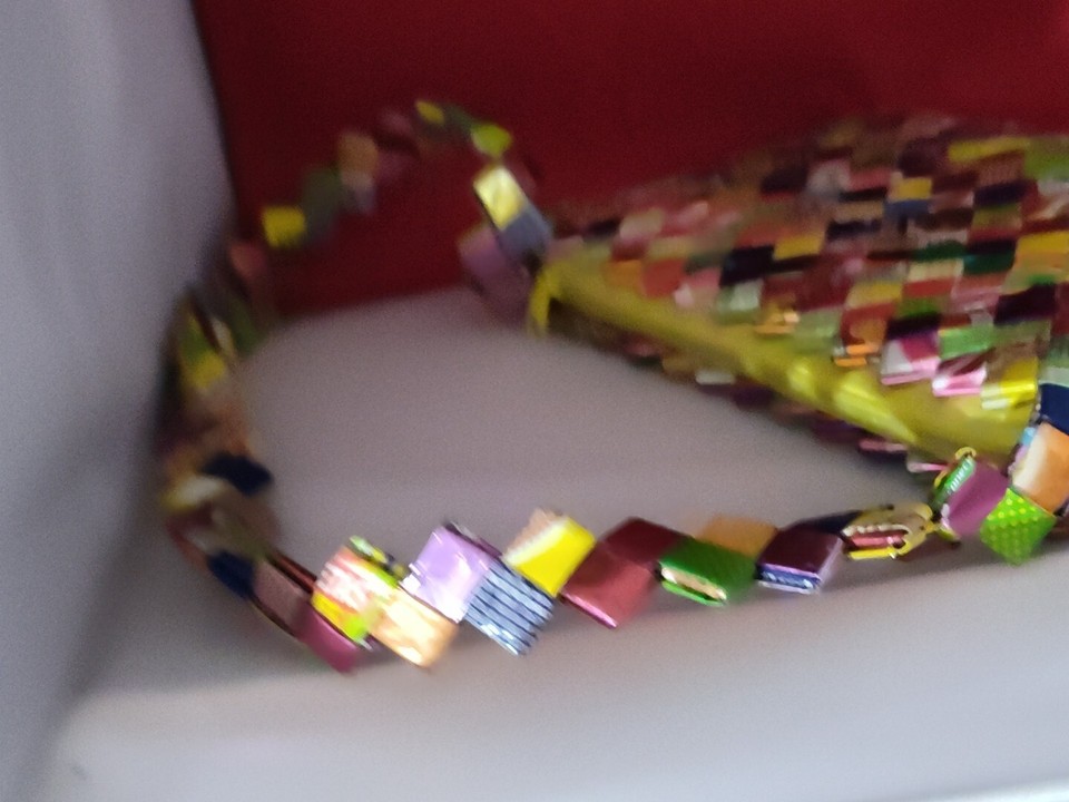 Recycled Woven Junk Food Wrapper Handmade Handbag Purse | eBay