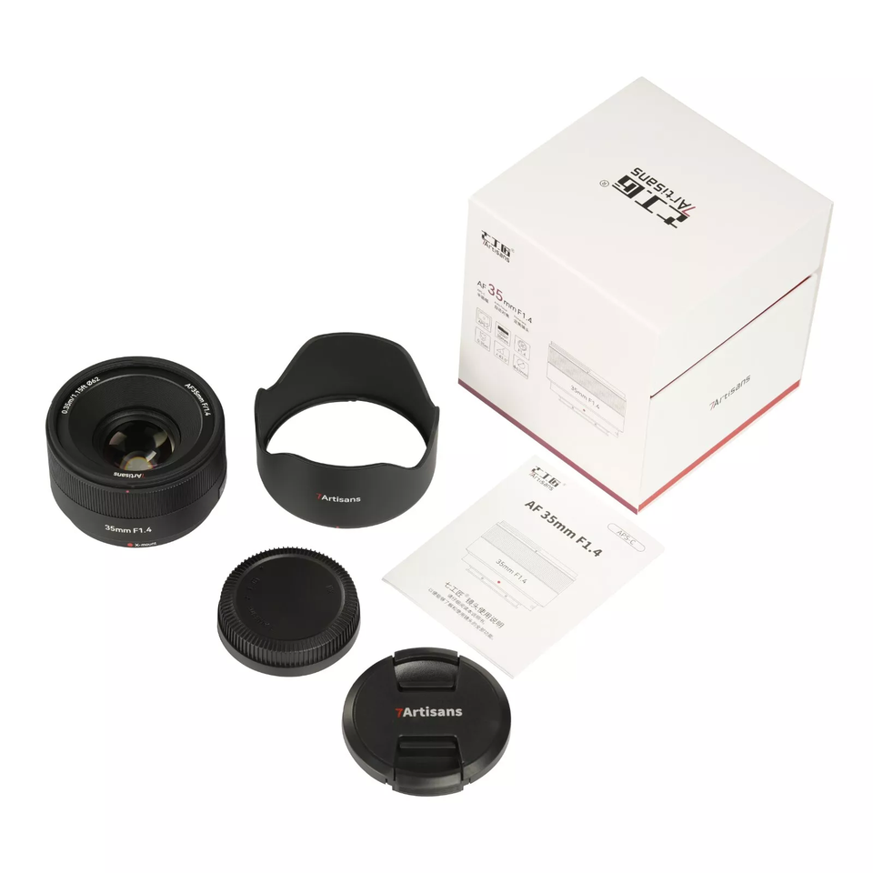 7Artisans AF 35mm F1.4 APS-C Auto Focus Lens for Fujifilm Fuji X Mount ...