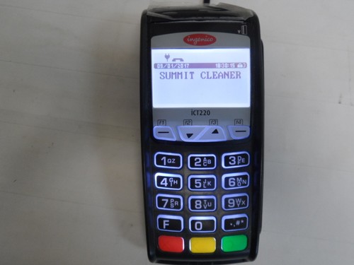 Ingenico ICT220 V3 Credit Card Terminal with Chip Reader **AS IS (9621 ...
