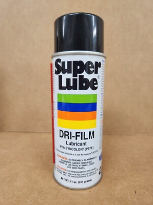 SUPER LUBE DRI-FILM LUBRICANT WITH SYNCOLON 11oz AEROSOL CAN 11016 ...