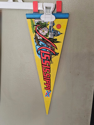 MISSISSIPPI STATE DESTINATION VINTAGE FELT PENNANT 2/12/24 | eBay