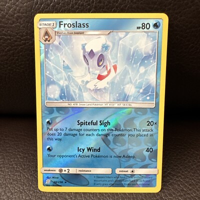 Froslass 38/236 Holo Rare SM - Unified Minds Pokemon TCG | eBay