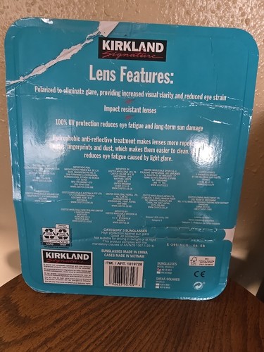 Kirkland Signature M51 Polarized Sunglasses Durable Anti-Reflective ...