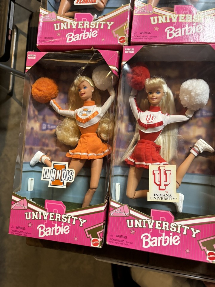 COMPLETE SET: 40 NRFB Vintage University Barbie Doll College ...