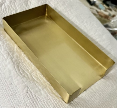 Hester & Cook Guest Napkin Holder Brass Gold - Napkin Tray | eBay