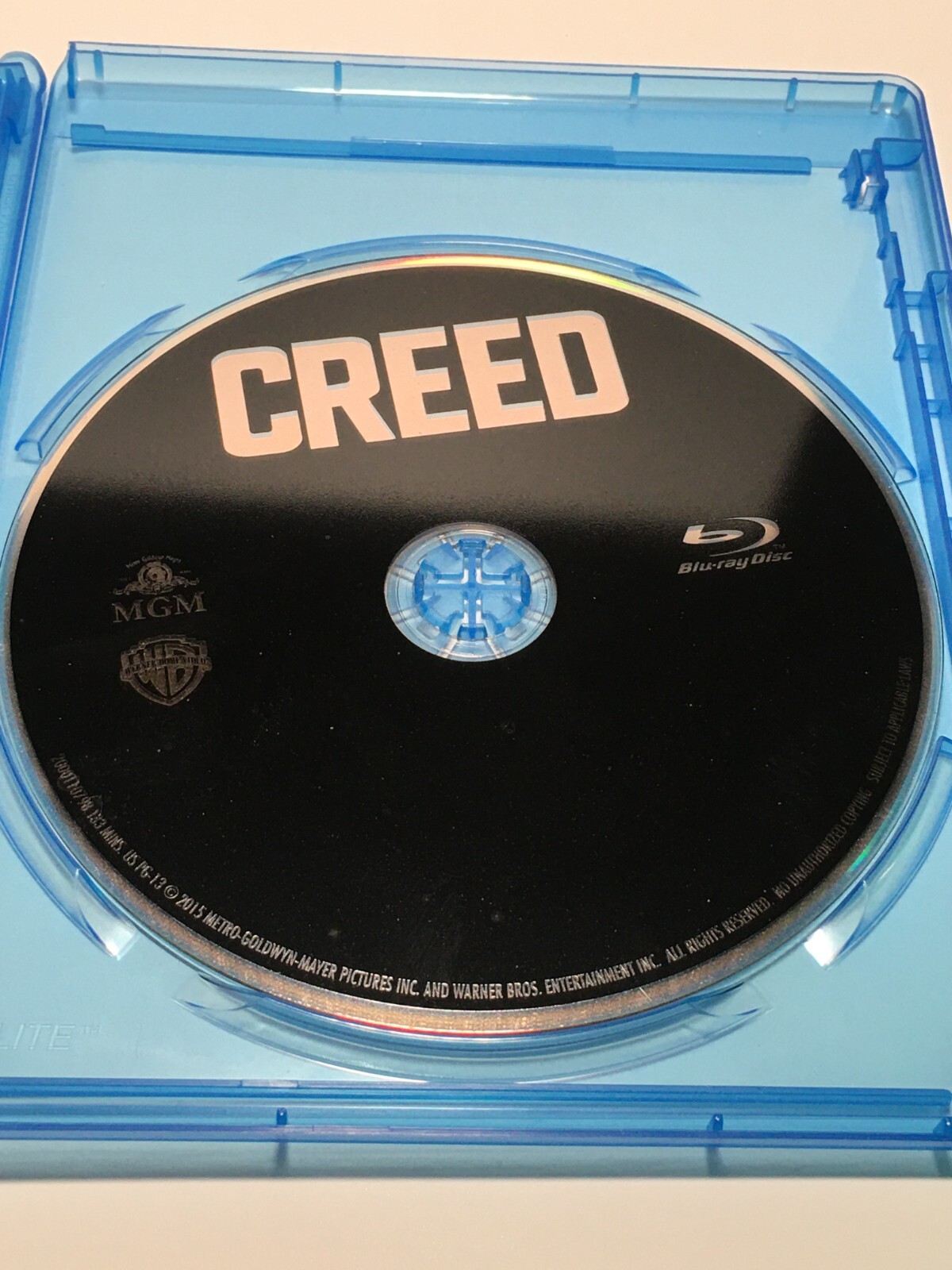 Creed (DVD, 2015) Blu-ray / DVD Combo Pack, Michael B Jordan, Sylvester ...