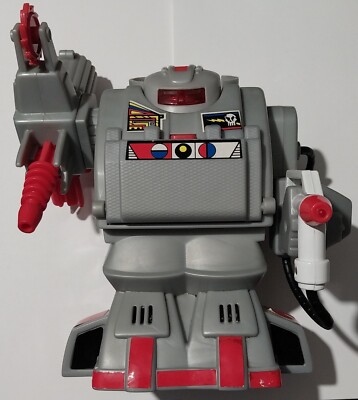 Electronic BOTS Eliminator 2 Space-Bot Robot 1992 Toy Biz SOUND LIGHTS ...