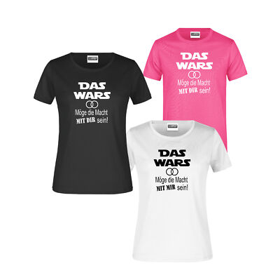 JGA Bügelbild "Das Wars" - kein T-Shirt im Lieferumfang enthalten | eBay.de