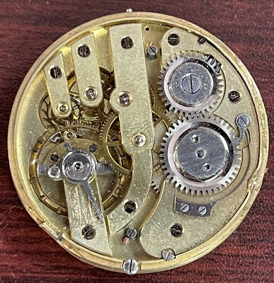 Antique Three Finger Bridge Watch Movement For Parts Or Service..TJ277 ...