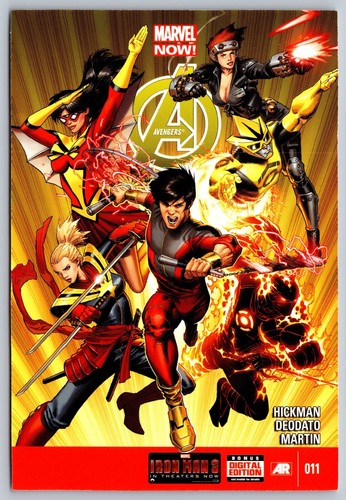 AVENGERS #011 JULY 2013 3.5" X 5.5" MARVEL COMICS POSTCARD DUSTIN ...