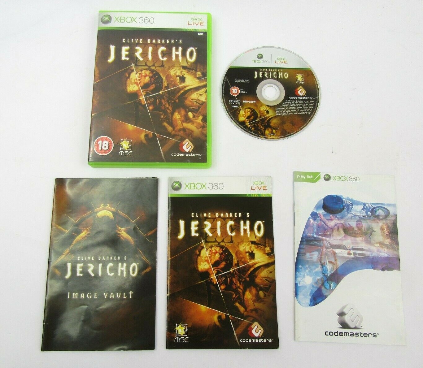 Clive Barker's Jericho Xbox 360 Microsoft Complete PAL | eBay